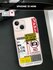 Чехол на Apple iPhone 13 mini / Айфон 13 мини с принтом "Подборка знаки", прозра...