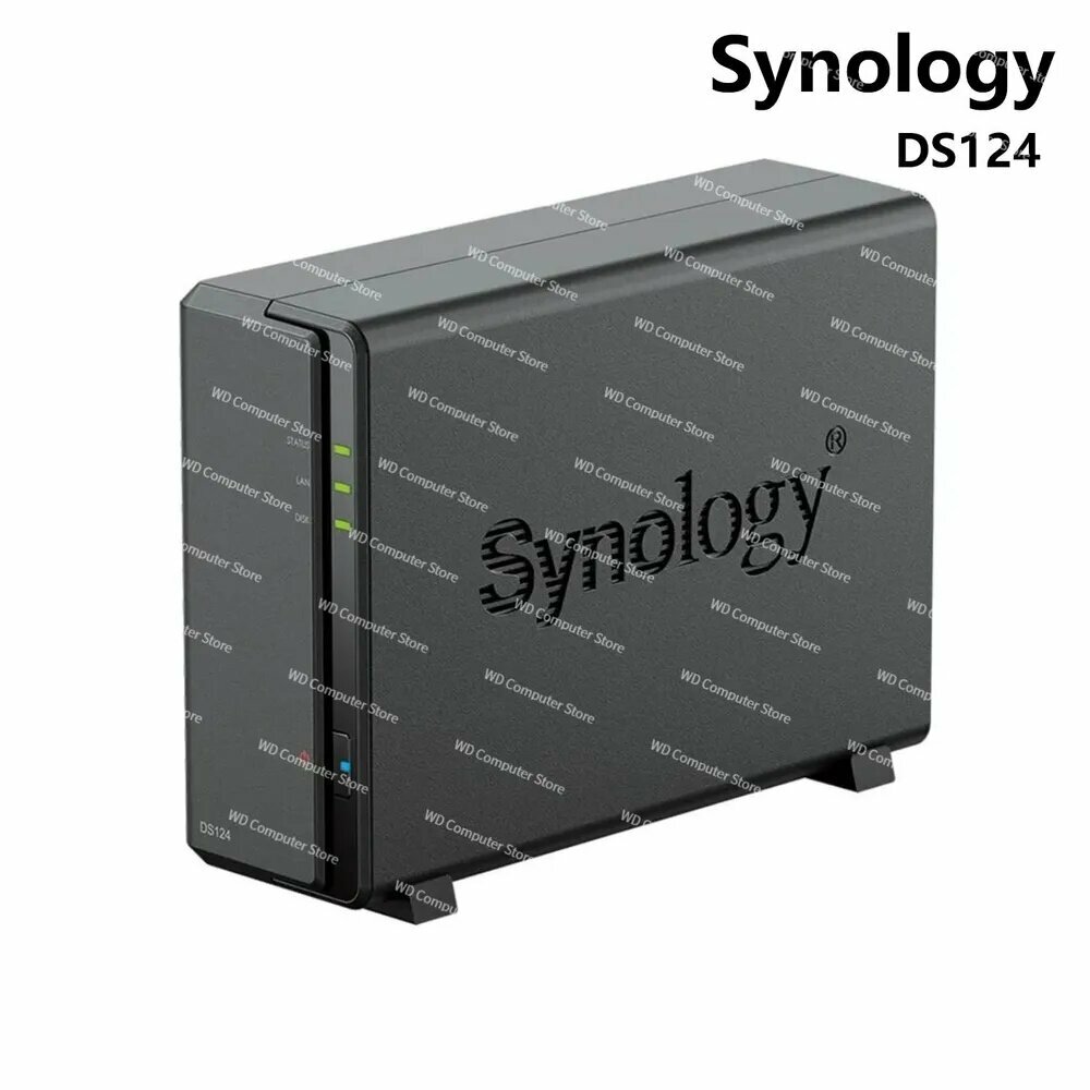 Охранное оборудование для дома и дачи (NAS) Synology DS124 (без дисков)