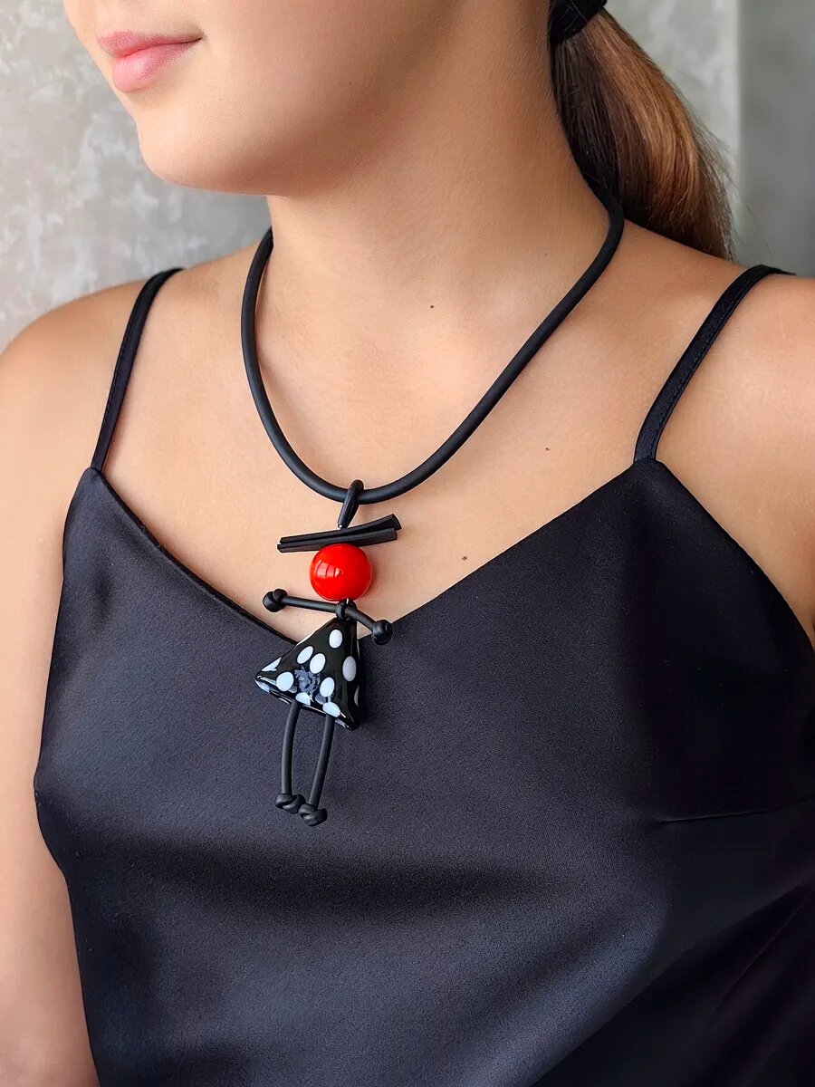 Колье, муранское стекло