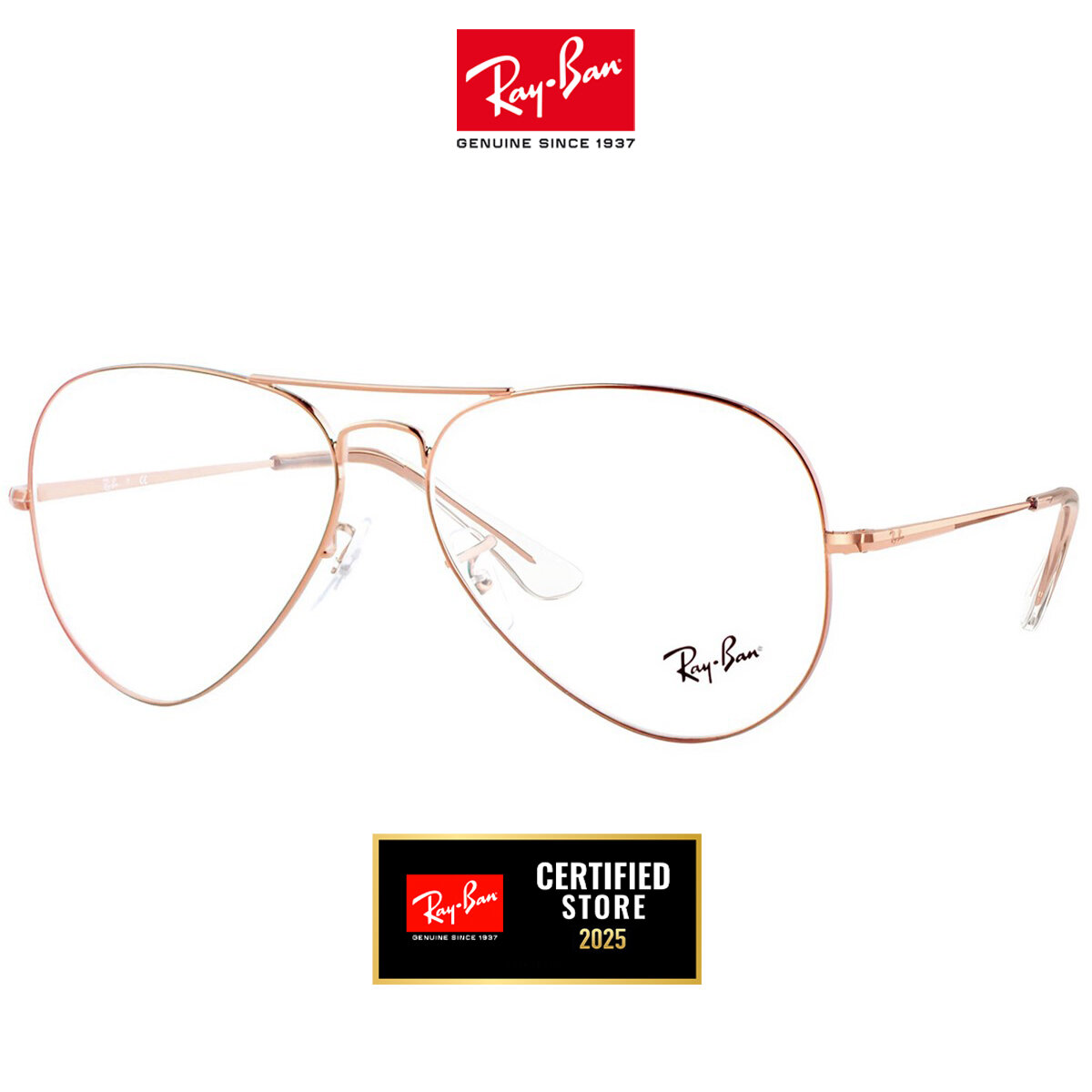 Ray-Ban 6489 3094 Aviator Large 58мм оправа для очков