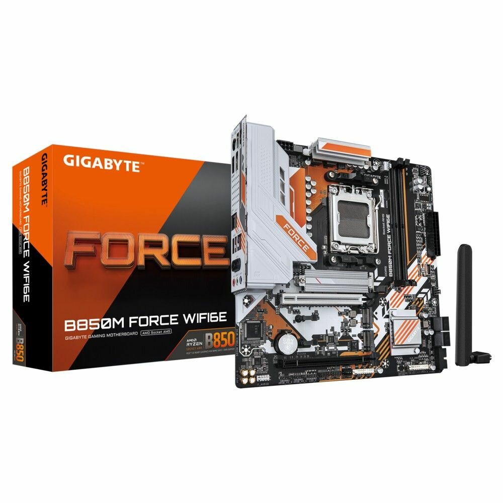 Материнская плата GigaByte B850M FORCE WF6E micro - ATX