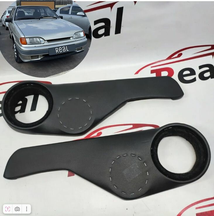 Подиумы дверей (2Х компанентные) Эко-кожа для 2114-2115 с. карманом под 16 и 13 динамики