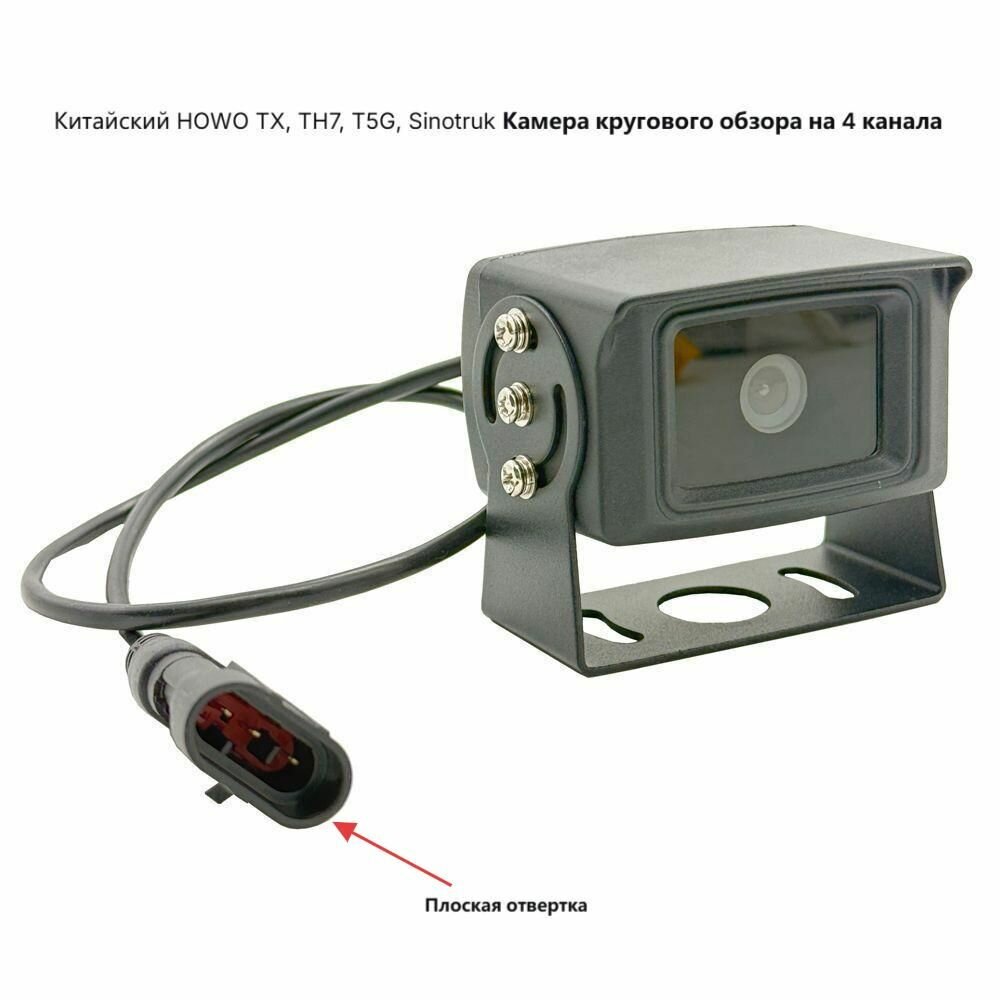 Китайский HOWO TX, TH7, T5G, Sinotruk Камера кругового обзора на 4 канала