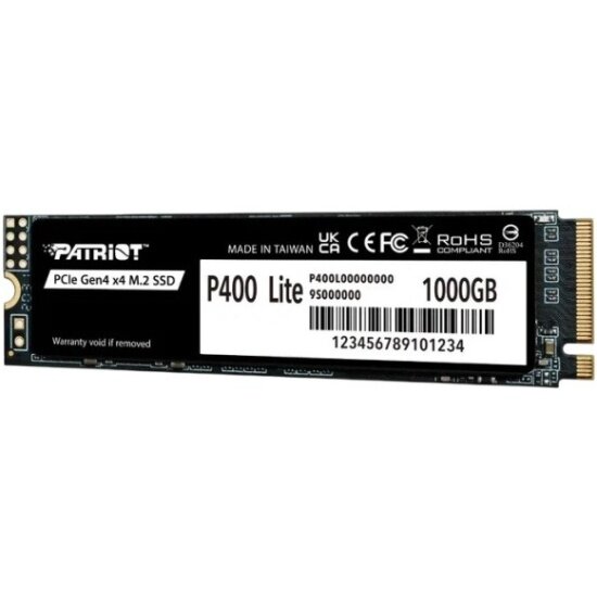 SSD диск M.2 2280 Patriot Memory PATRIOT P400 Lite PCIe 4.0 x4 1TB