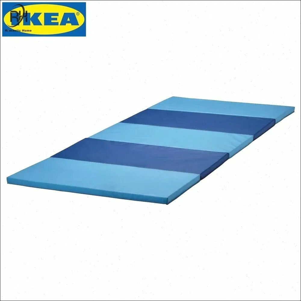 IKEA PLUFSIG Коврик складной гимнастический, розовый/красный,78х185 см