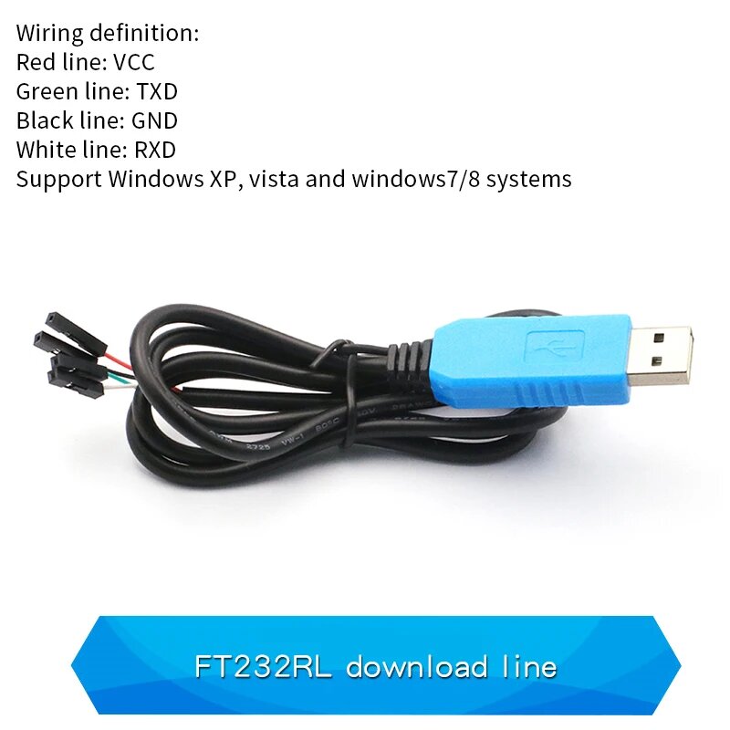 Модуль адаптера преобразователя PL2303HX TA CH340G USB в TTL, устройство для скачивания флэш-линии FT232 с USB на последовательный порт, 1 шт.