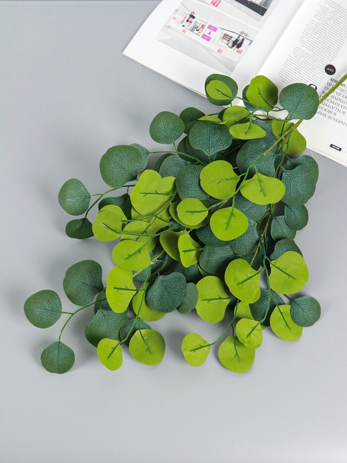 Цветы искусственные "Эвкалипт популус" 96 см, зелёный 10902912