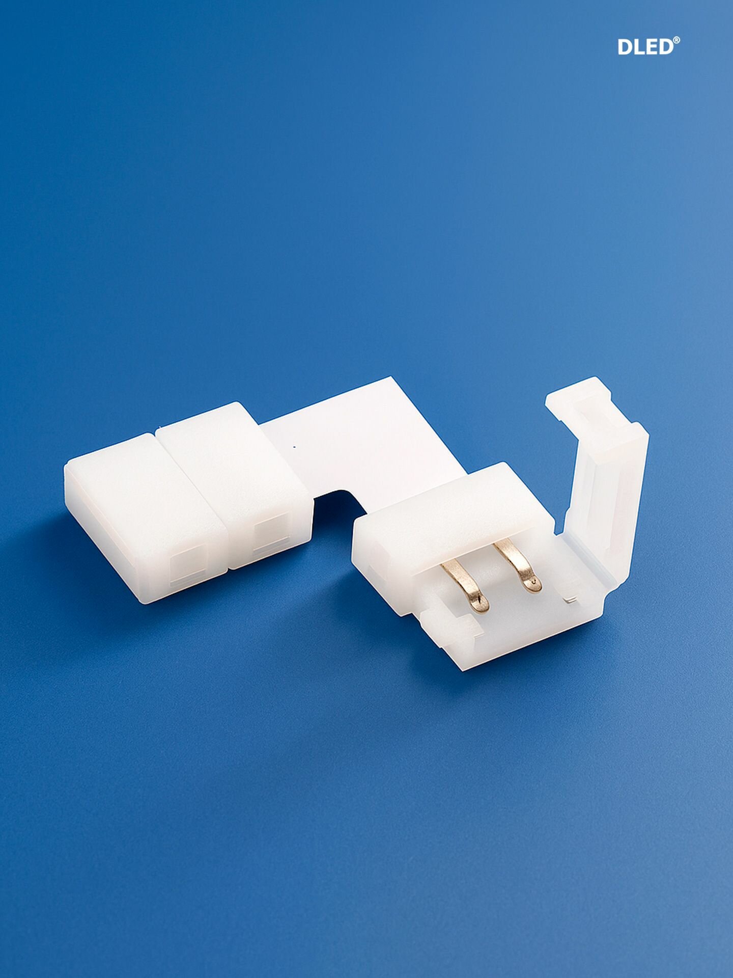 Угловой коннектор типа L для светодиодной ленты шириной 10 мм - 1 шт.