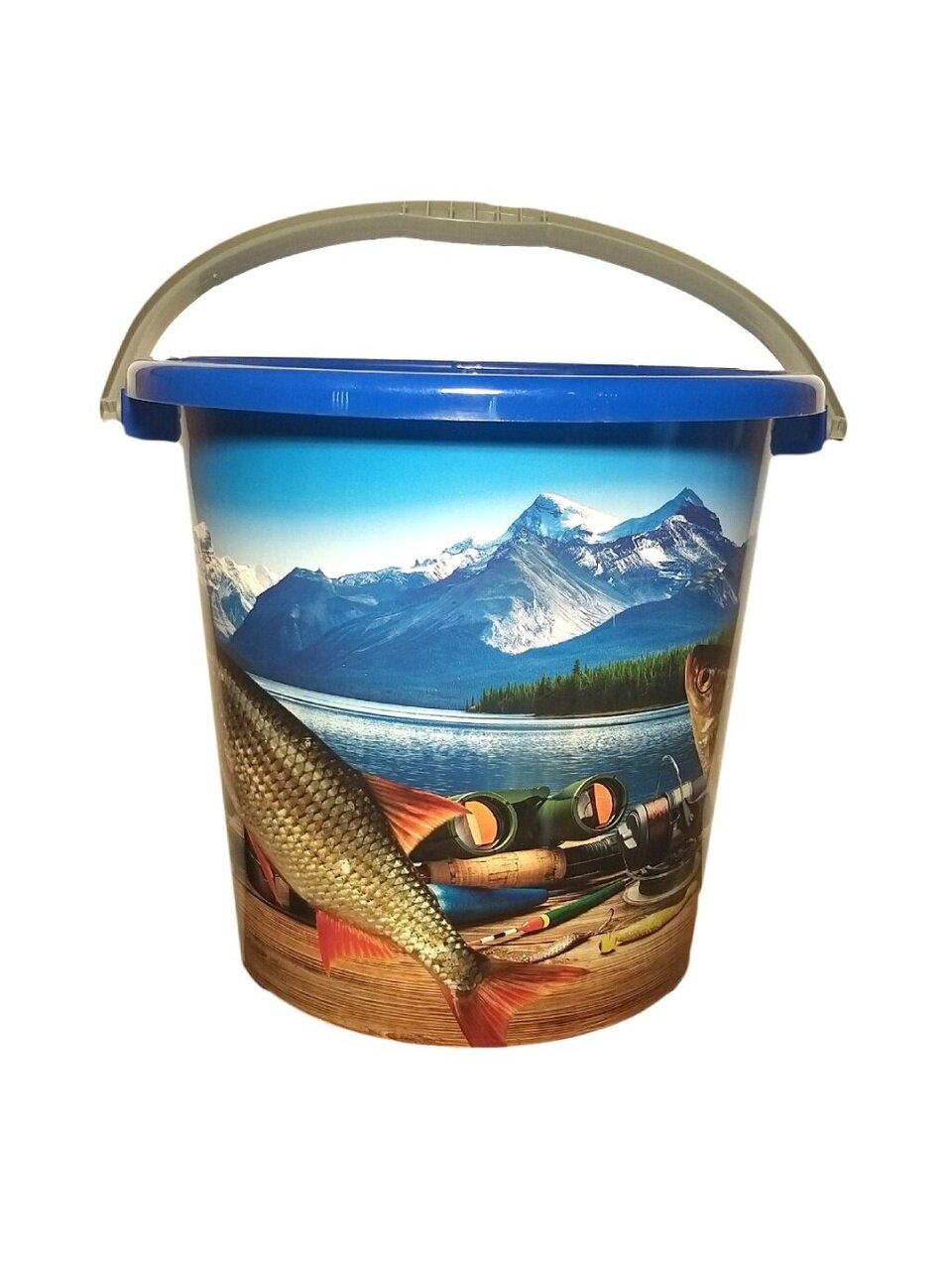Ведро пластик, 10 л, Рыбалка, ВР-7800 ВМС