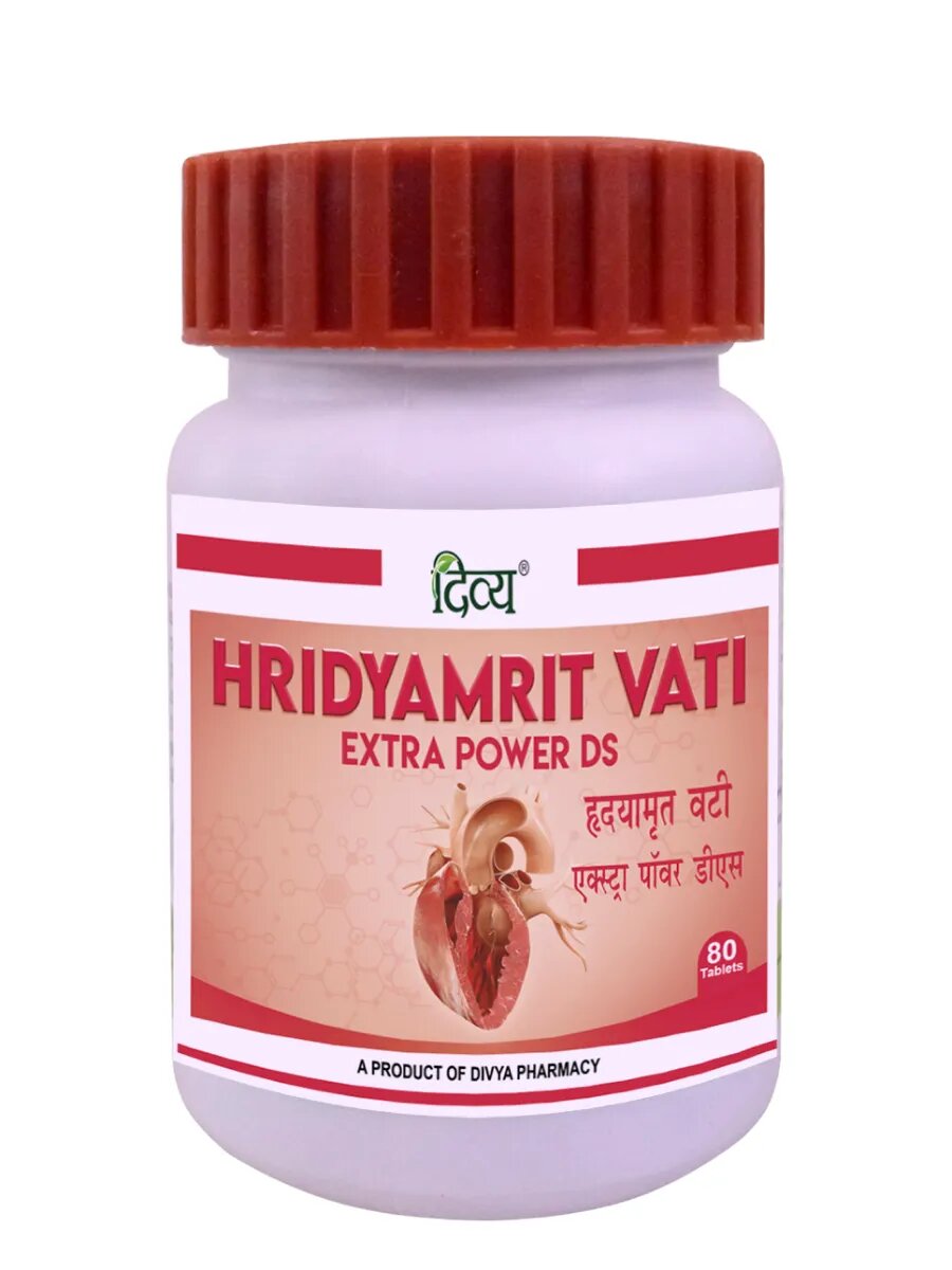 Хридьямрит вати, 80 таб от сердечно-сосудистых расстройств