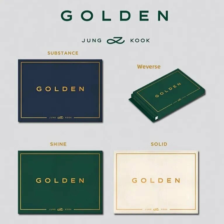 Альбом JungKook (BTS) - GOLDEN ( Набор из 4 изданий )