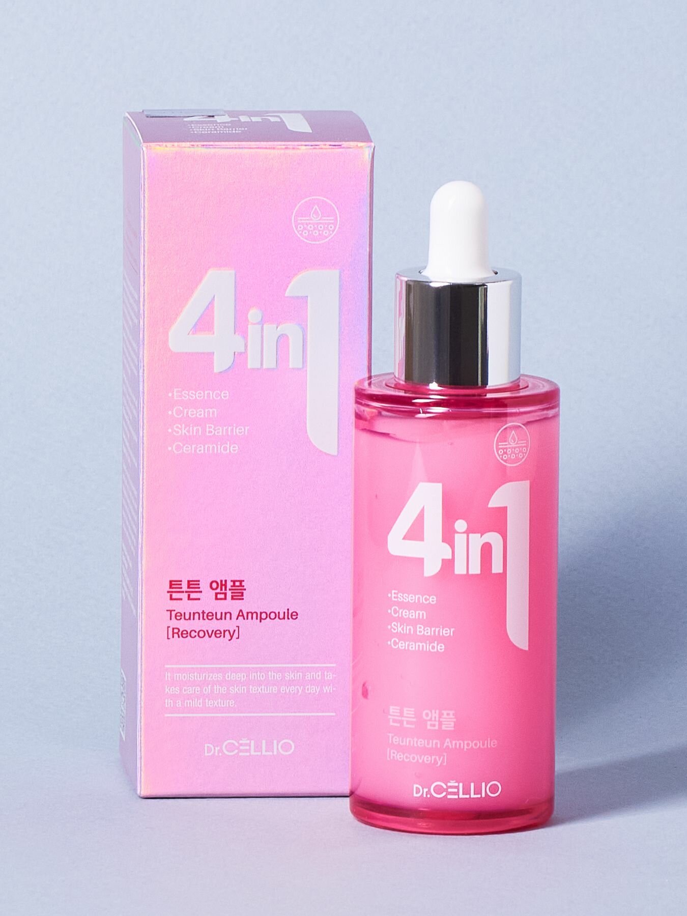 Dr. CELLIO Укрепляющая сыворотка для лица с керамидами 50мл Dr. G50 4 In 1 Teunteun Ampoule Ceramide