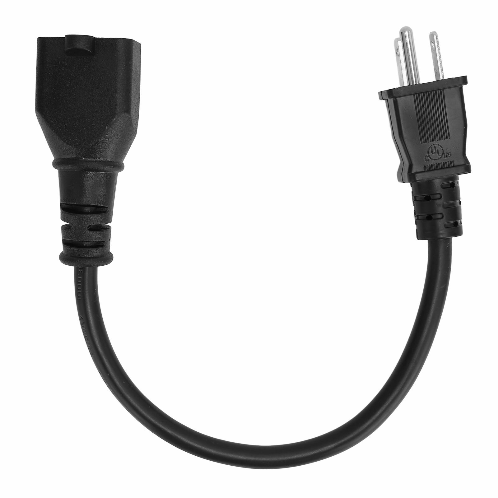 Кабель питания Nema от 5 15P до 5 20R длиной 1 фут, 16AWG для тяжелых условий эксплуатации, 15 А, бытовая вилка на 20 А, адаптер с Т-образным лезвием, вилка стандарта США, 125 В