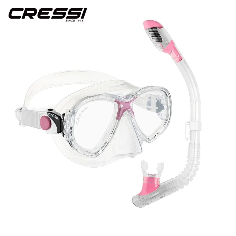 Cressi MAREA JR MINIDRY набор для подводного плавания для детей, набор для дайвинга, маска для подводного плавания, плавник для подводного плавания для мальчиков и девочек, От 6 до 13 лет