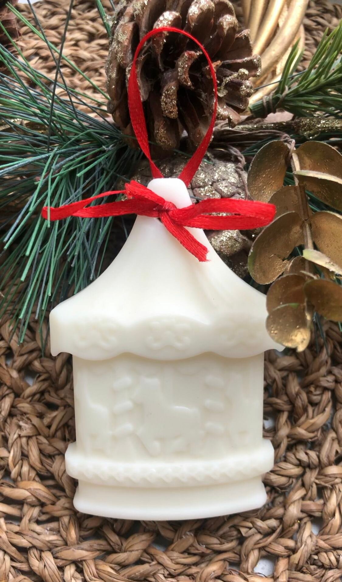 Флорентийское восковое саше в форме карусели с ароматом "Глинтвейн"/Аромат Уюта и Тепла в вашем доме/Новогодняя коллекция