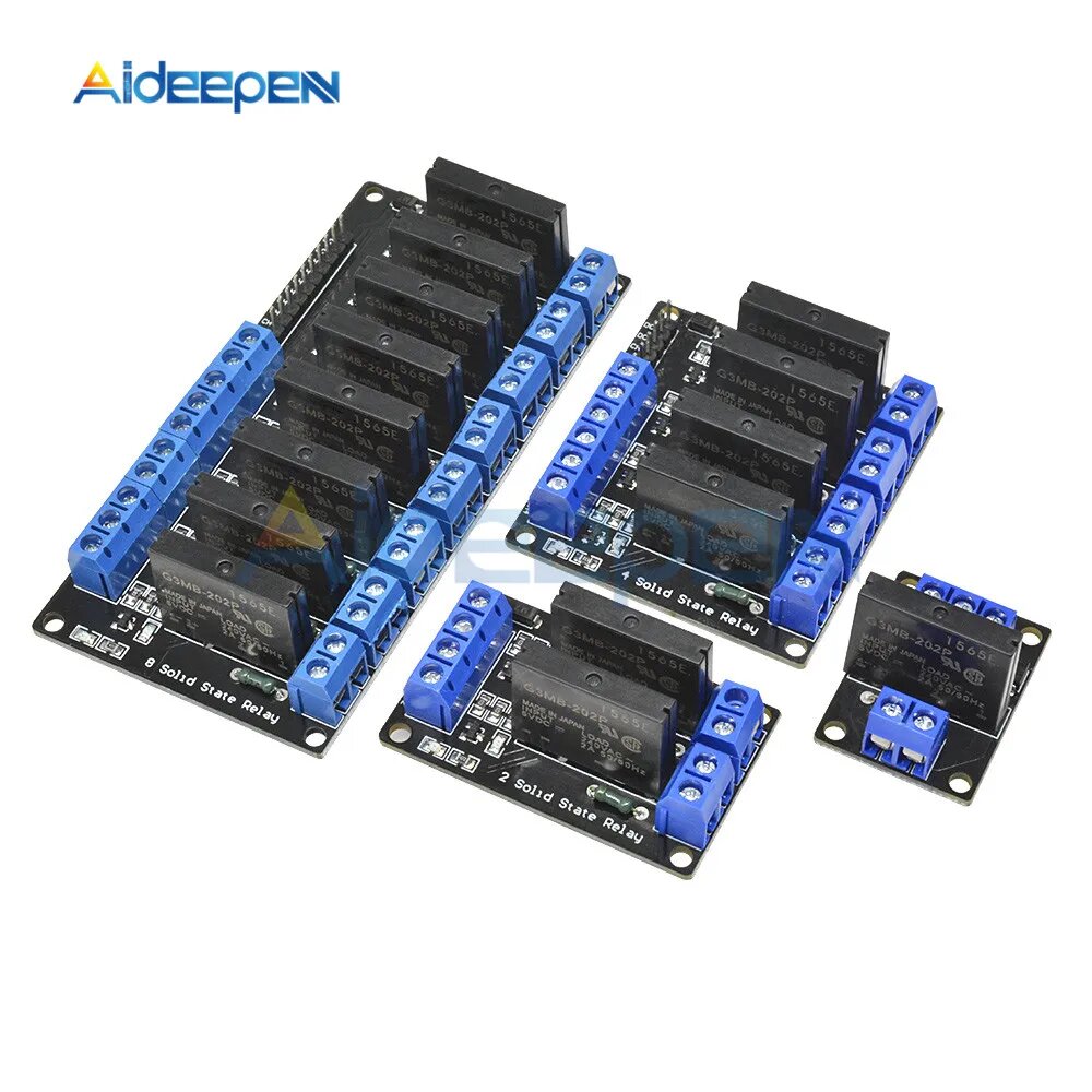 Aideepen Solid State Relay Board 2CH
