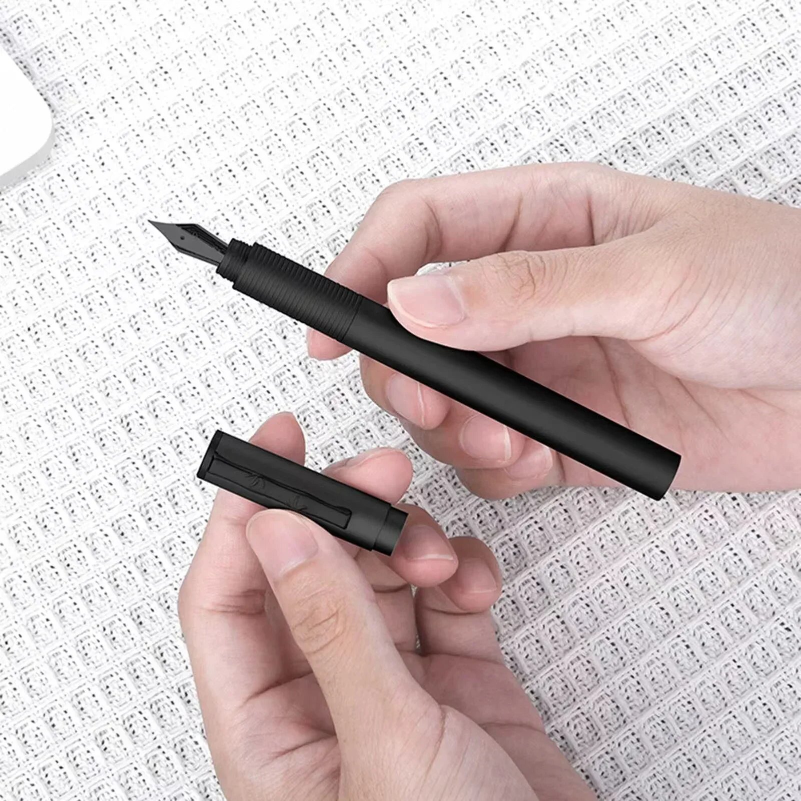 Перьевая ручка Hongdian H3 EF 0,38 мм Черный, Ink bamboo