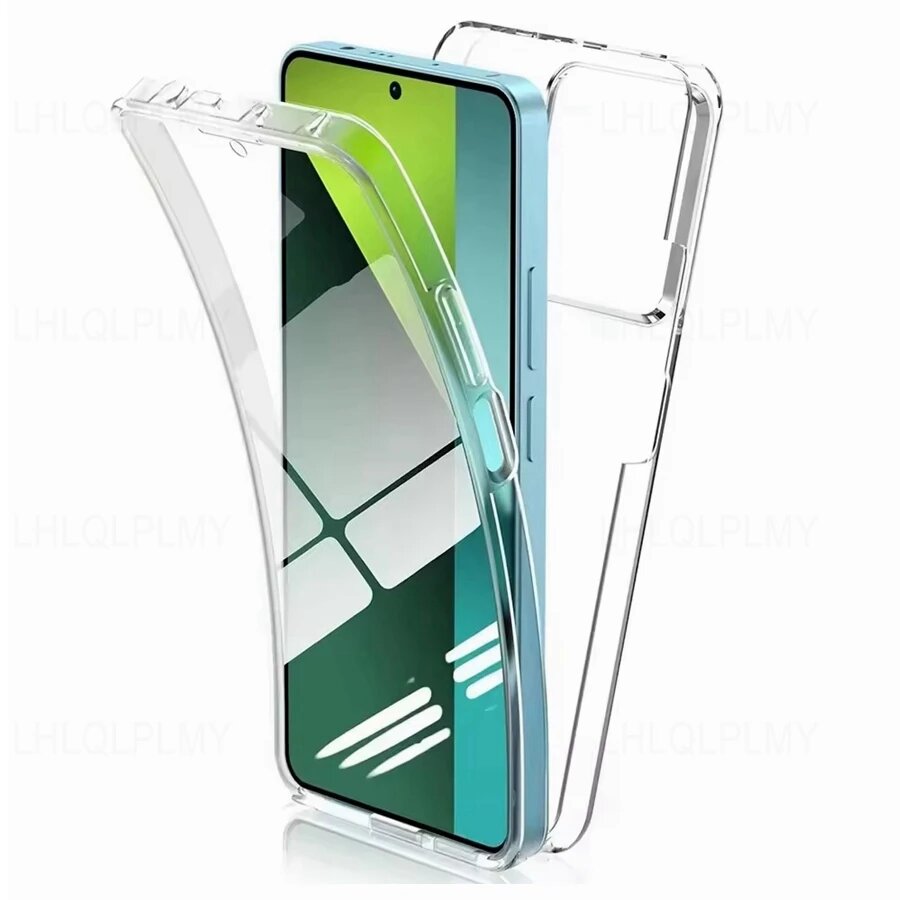 Двусторонний прозрачный чехол для телефона Xiaomi Redmi 15C 15 5G 4G Redmi15 C Redmi15C, передняя задняя крышка Redmi 15 5G (169 mm)