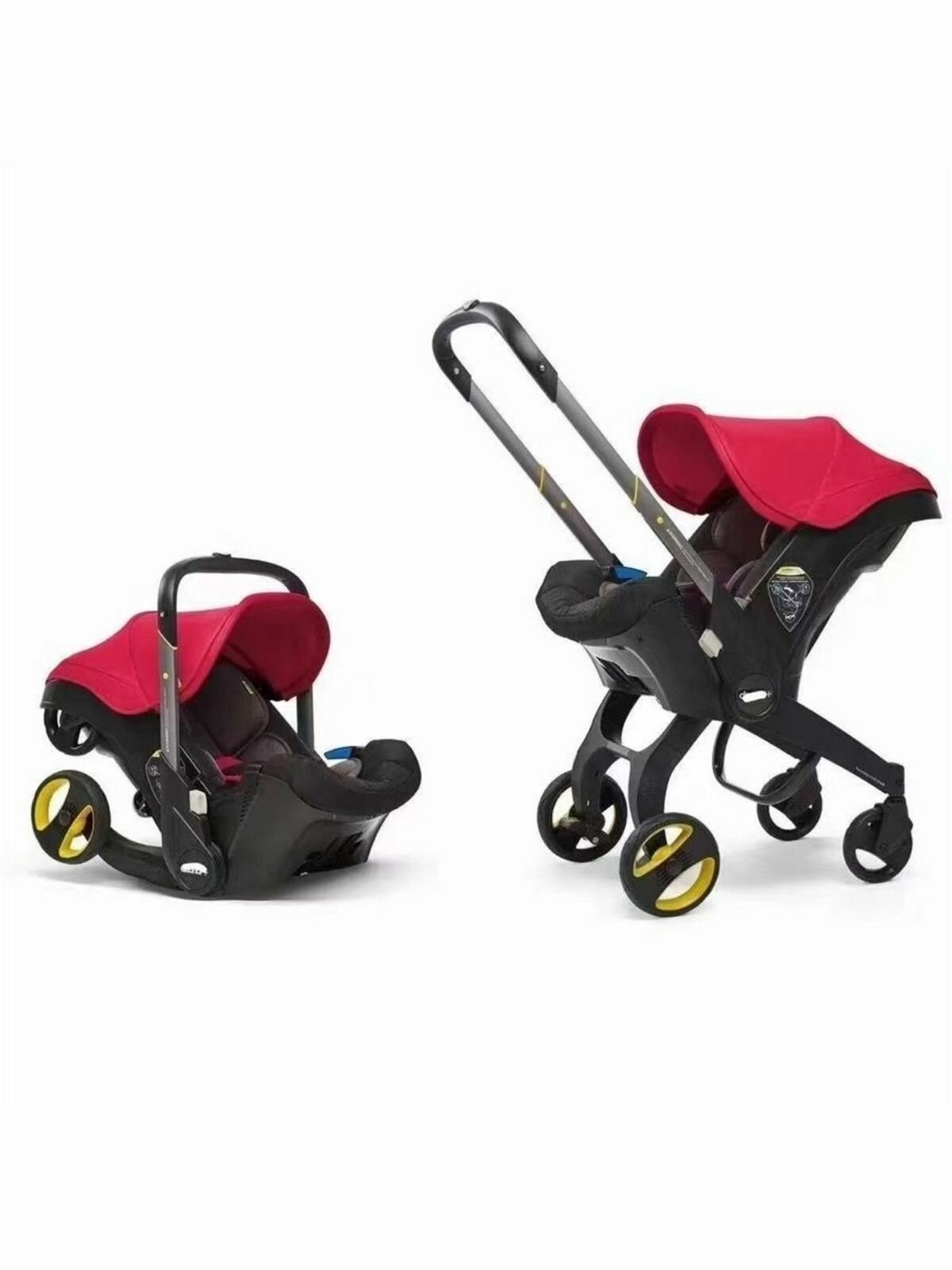 Универсальная модульная коляска 4 в 1 (автокресло-переноска)Легкий складной красный