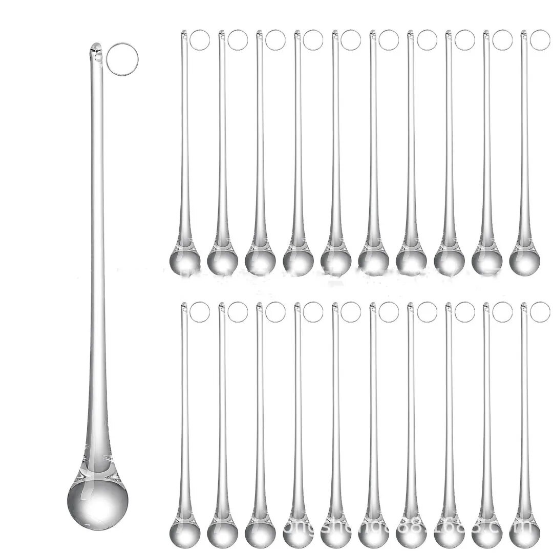 Хрустальные капли дождя, подвески, 10 шт. 20X160mm