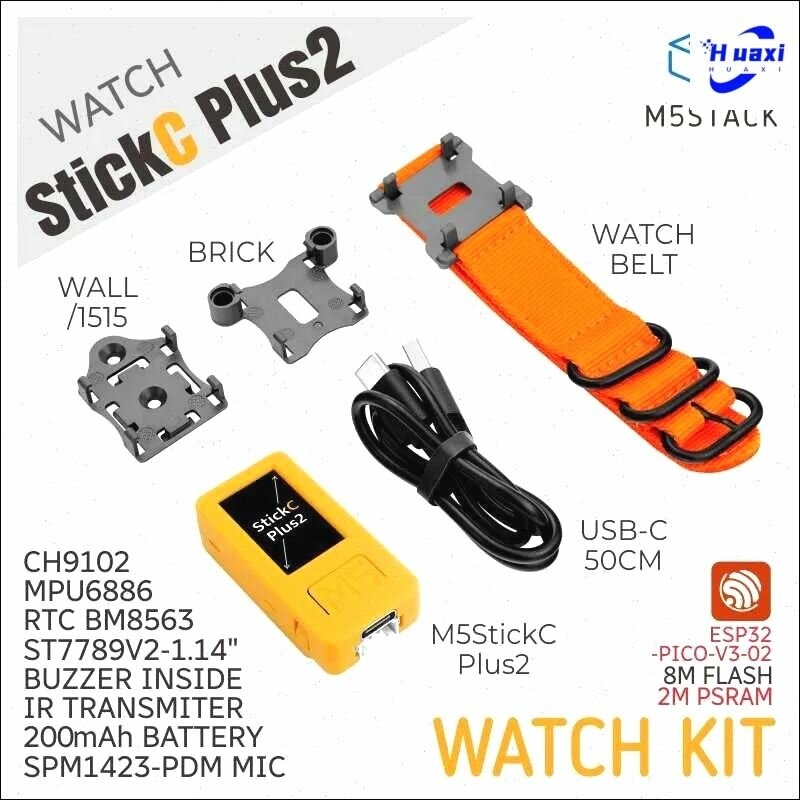 M5Stack Stick PLUS 2 с графическим программированием