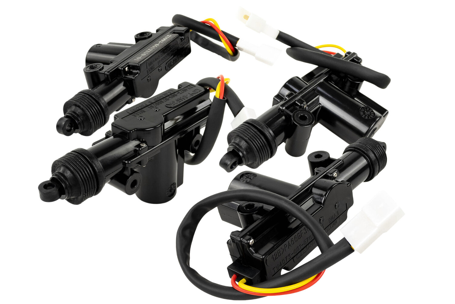 Электромеханические 2-контактные приводы дверей ВИЭ (4 шт) для автомобилей Лада