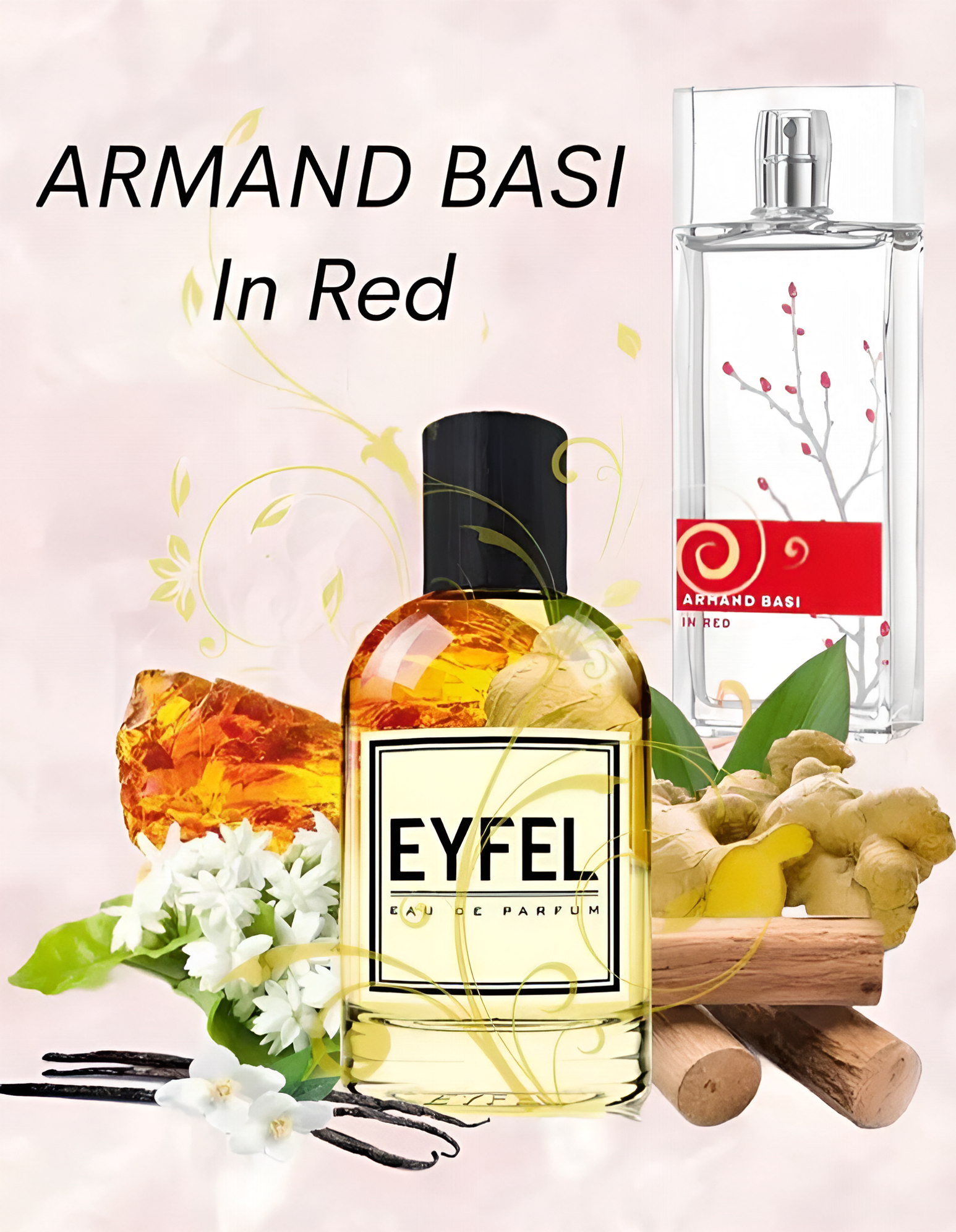 Духи женские EYFEL W267 Basi in Red , цветочный аромат, парфюм 50 мл