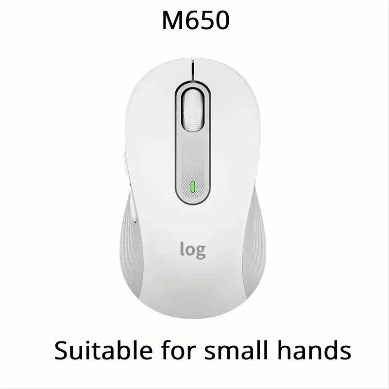 Logitech M650 - Беспроводная мышь SilentTouch, высокоточный оптический сенсор, длительное время автономной работы