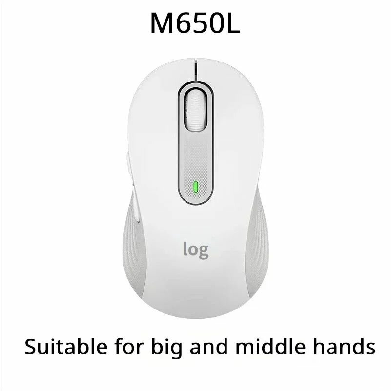 Logitech M650 - Беспроводная мышь SilentTouch, высокоточный оптический сенсор, длительное время автономной работы