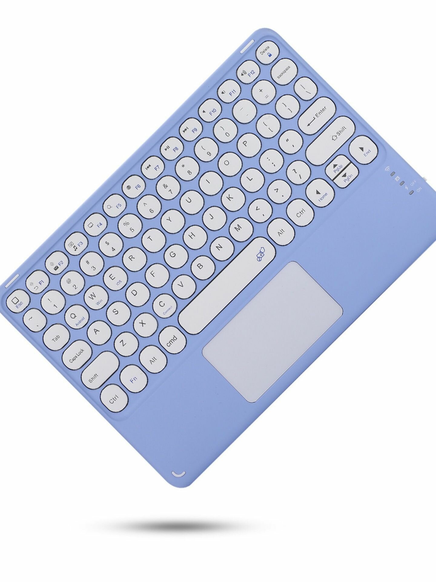 Магнитная беспроводная Bluetooth-клавиатура для iPad с сенсорным экраном, русская раскладка