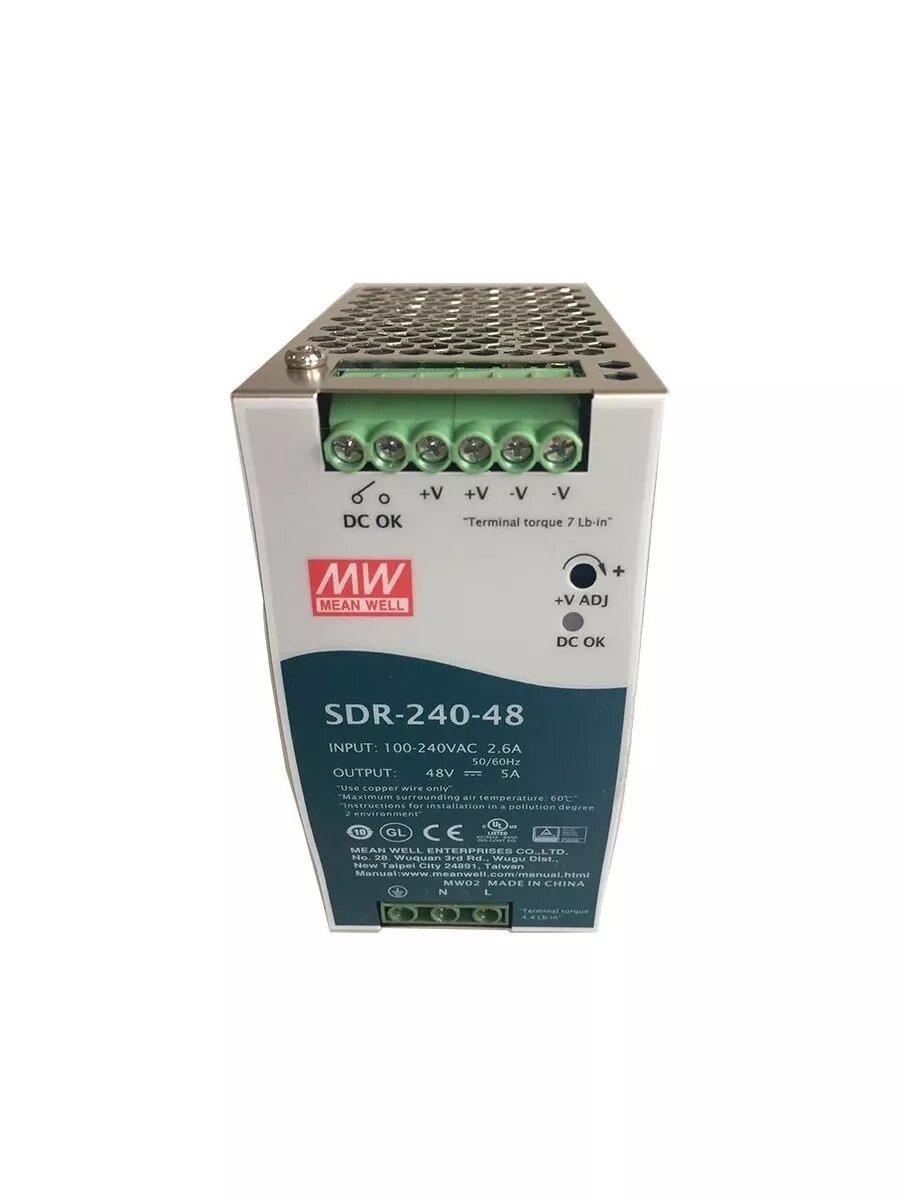 Источник питания 240 Вт (48В/5А) SDR-240-48