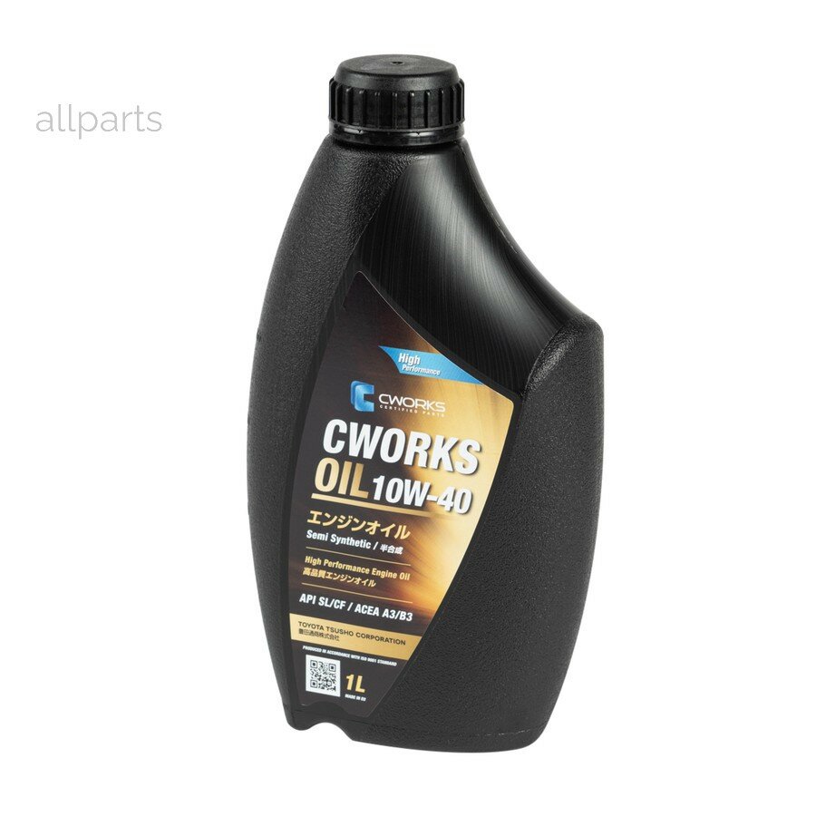 CWORKS A130R4001 Масло моторное CWORKS OIL 10W-40 A3/B3 1L
