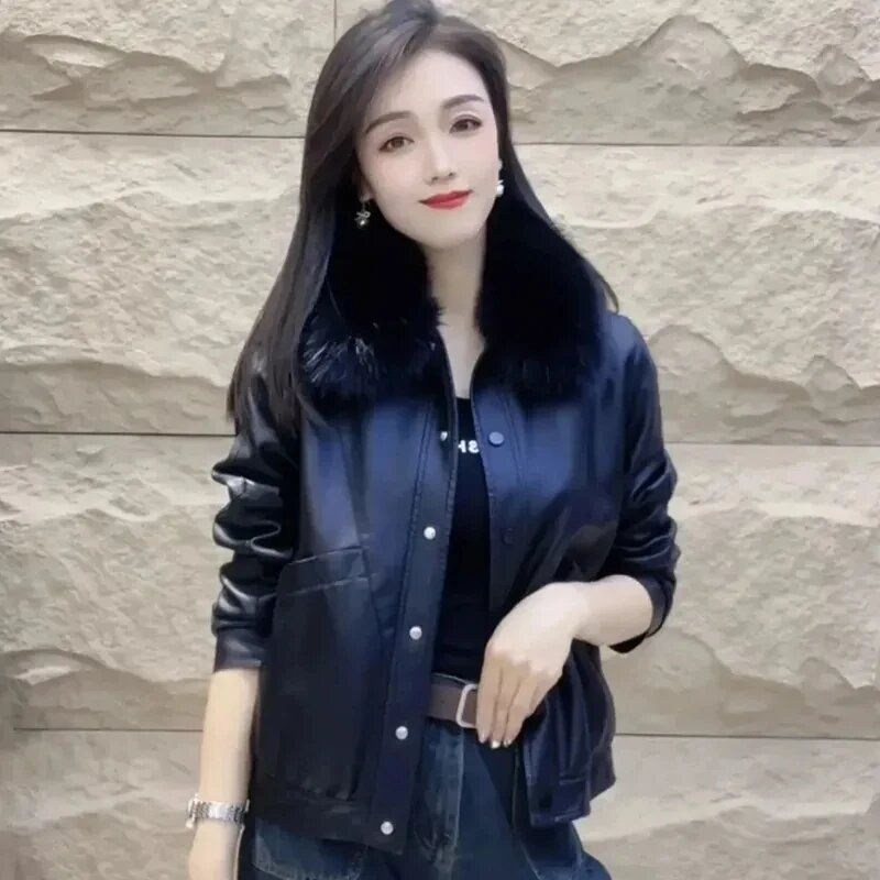 Куртка кожаная