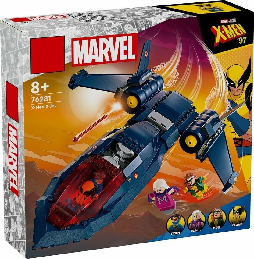 Конструктор LEGO Marvel Super Heroes 76281 Истребитель X-Jet Людей Икс