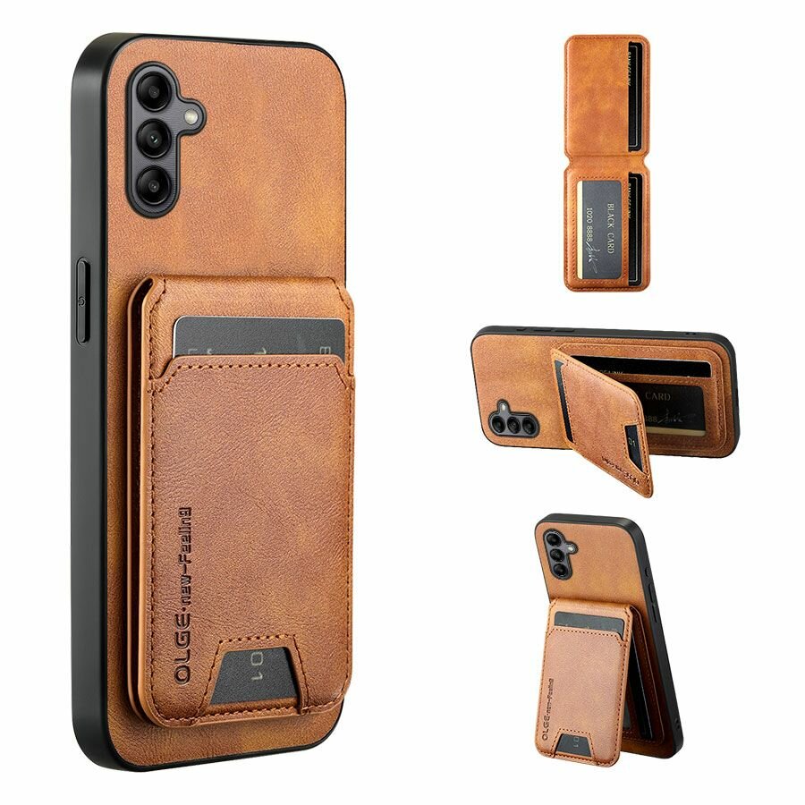 Картхолдер мужской на Samsung Galaxy A05s 4G(Самсунг Галакси А05с) с MagSafe-Чехол бумажник