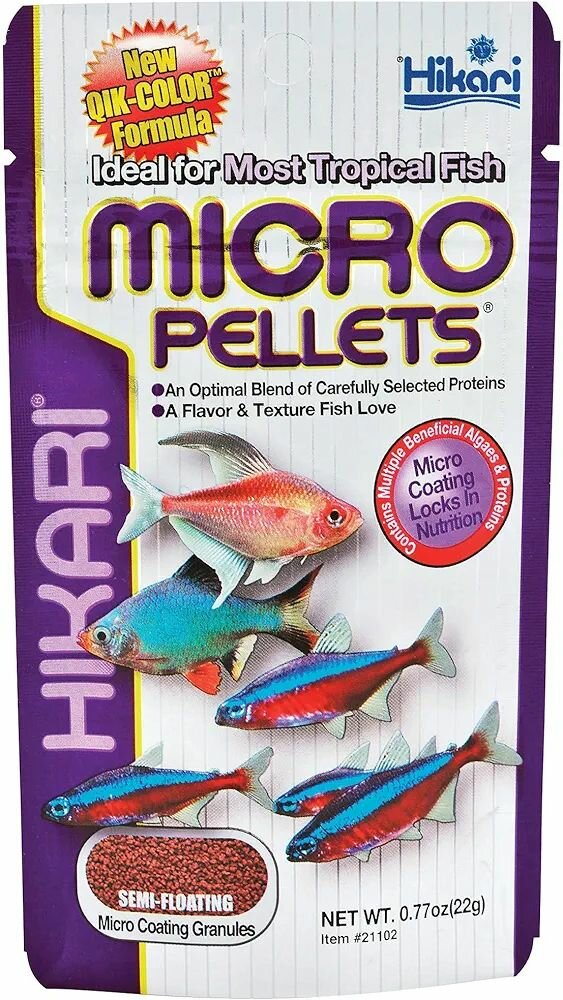 Корм для аквариумных рыб Hikari Tropical Micro Pellets, 22г