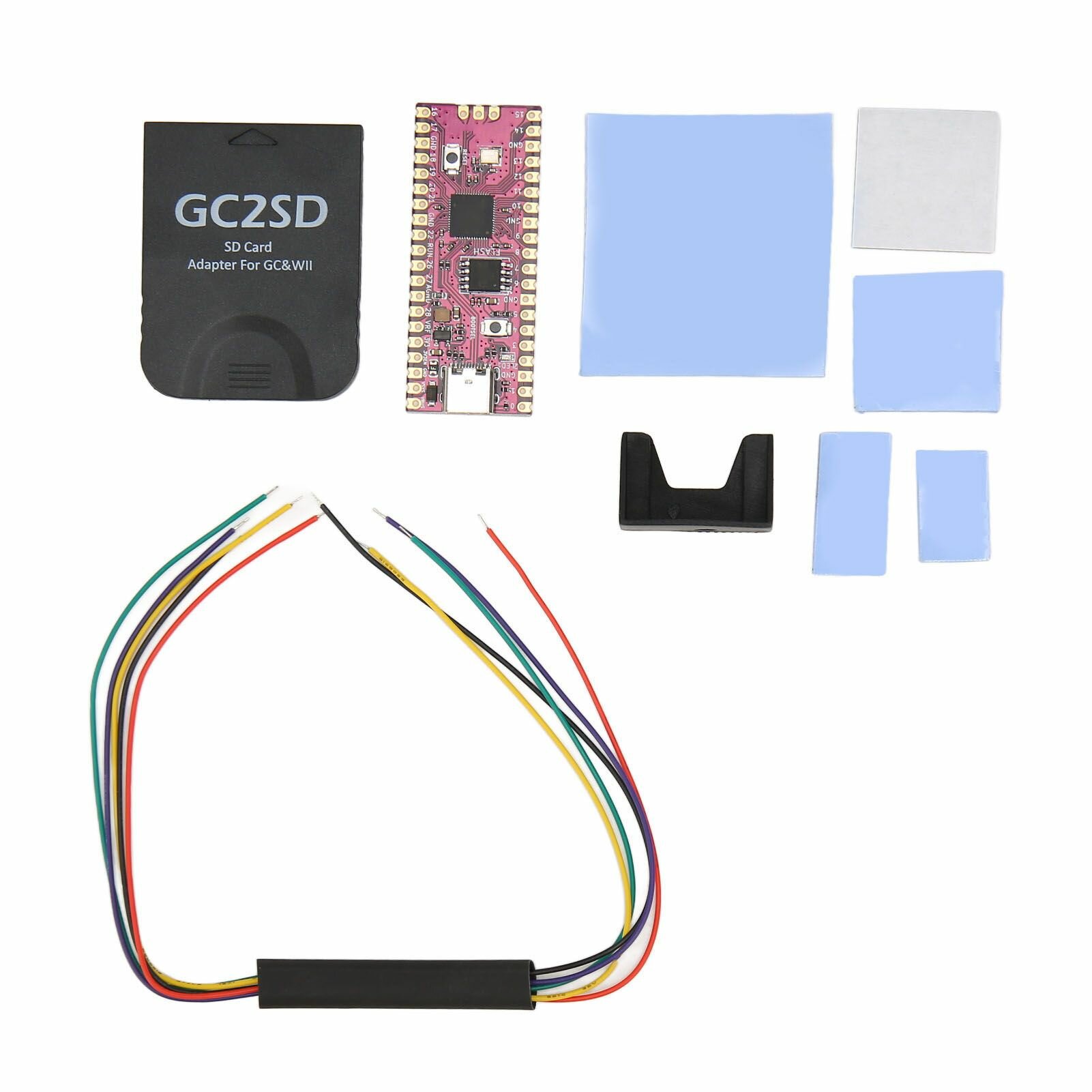 Плата двухъядерного микроконтроллера ARM Cortex M0+ с процессором 264 КБ, гибкий модуль для разработки, совместимый с Raspberry Pi Black