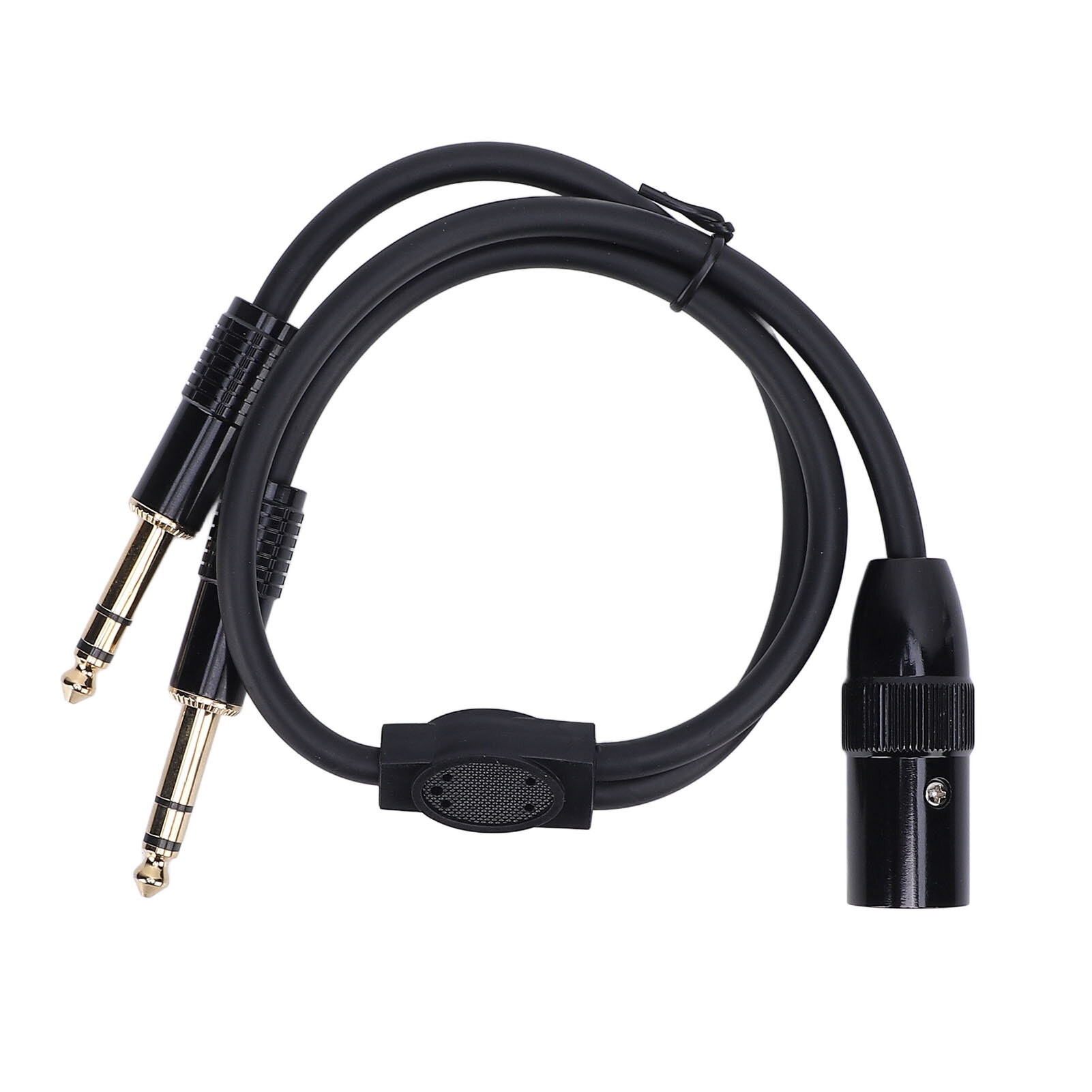 XLR до 2 6,35 мм звуковой кабель 3 -контактный мужский к SP -y -Splitter Стерео несбалансированный адаптер преобразователя 3мет / 9,8 фута