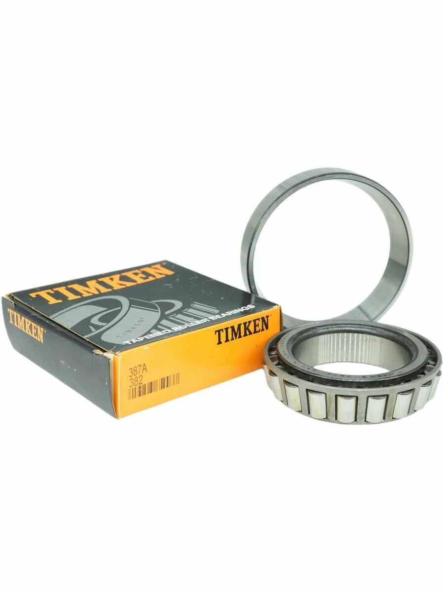 Подшипник ступицы конический роликовый Timken 387A/382 (комплект: кольцо + обойма)