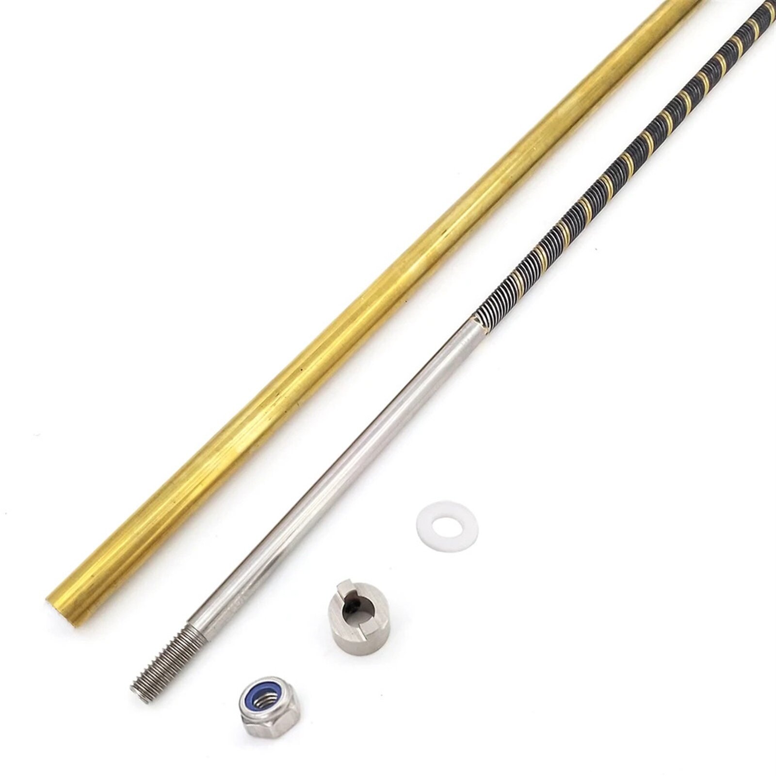 Гибкий вал радиоуправляемой лодки, медная трубка 1/4 дюйма, 6,35 мм, правая/левая, для нитрогаза, безщеточный