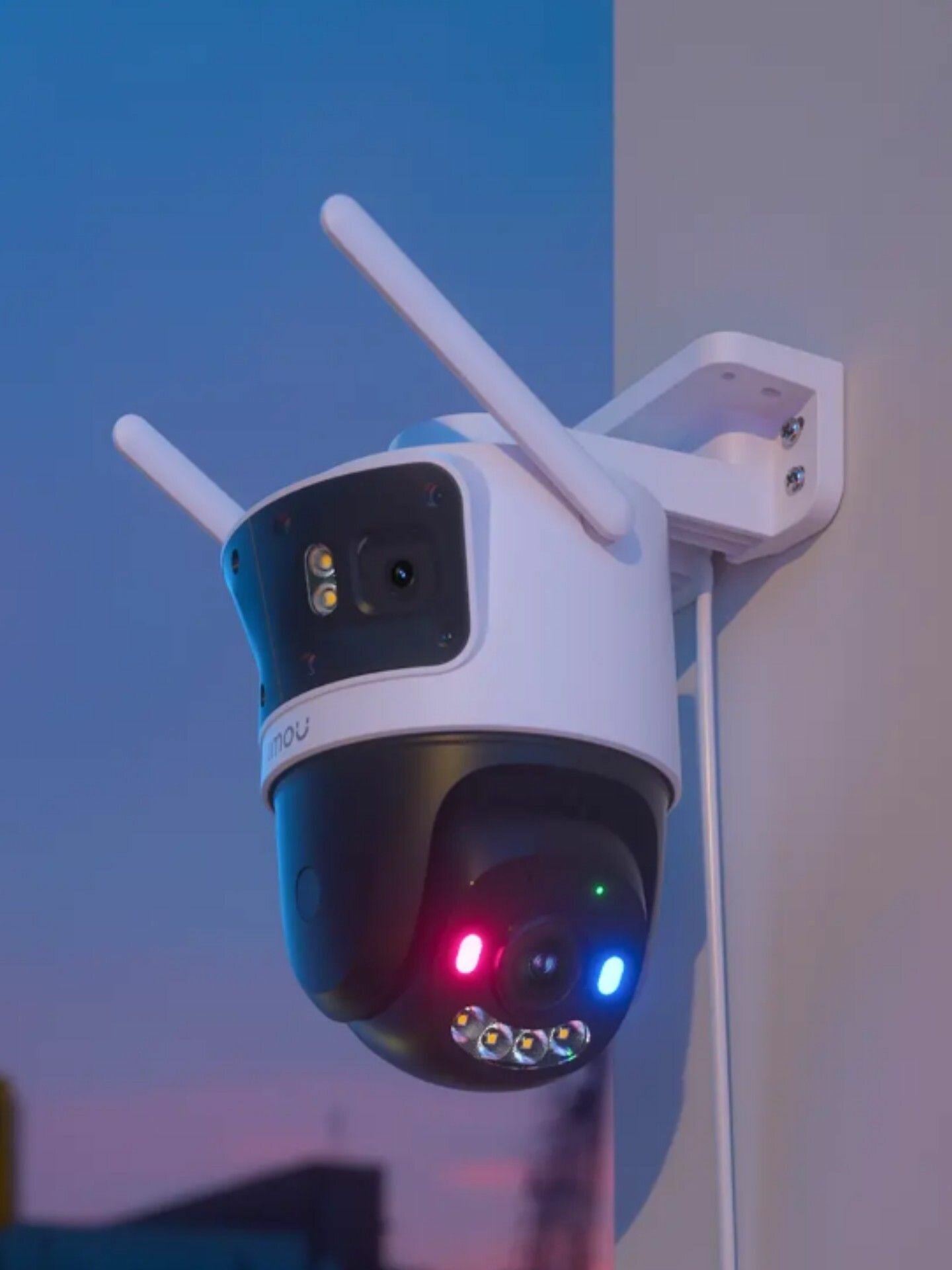 IMOU Cruiser Triple (3MP+3MP+5MP) - тринокулярная камера видеонаблюдения WiFi уличная, умная поворотная цифровая IP видеокамера для улицы