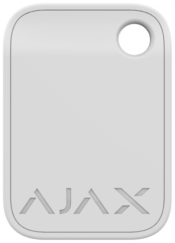 Ajax Tag White - Защищенный бесконтактный брелок для KeyPad Plus