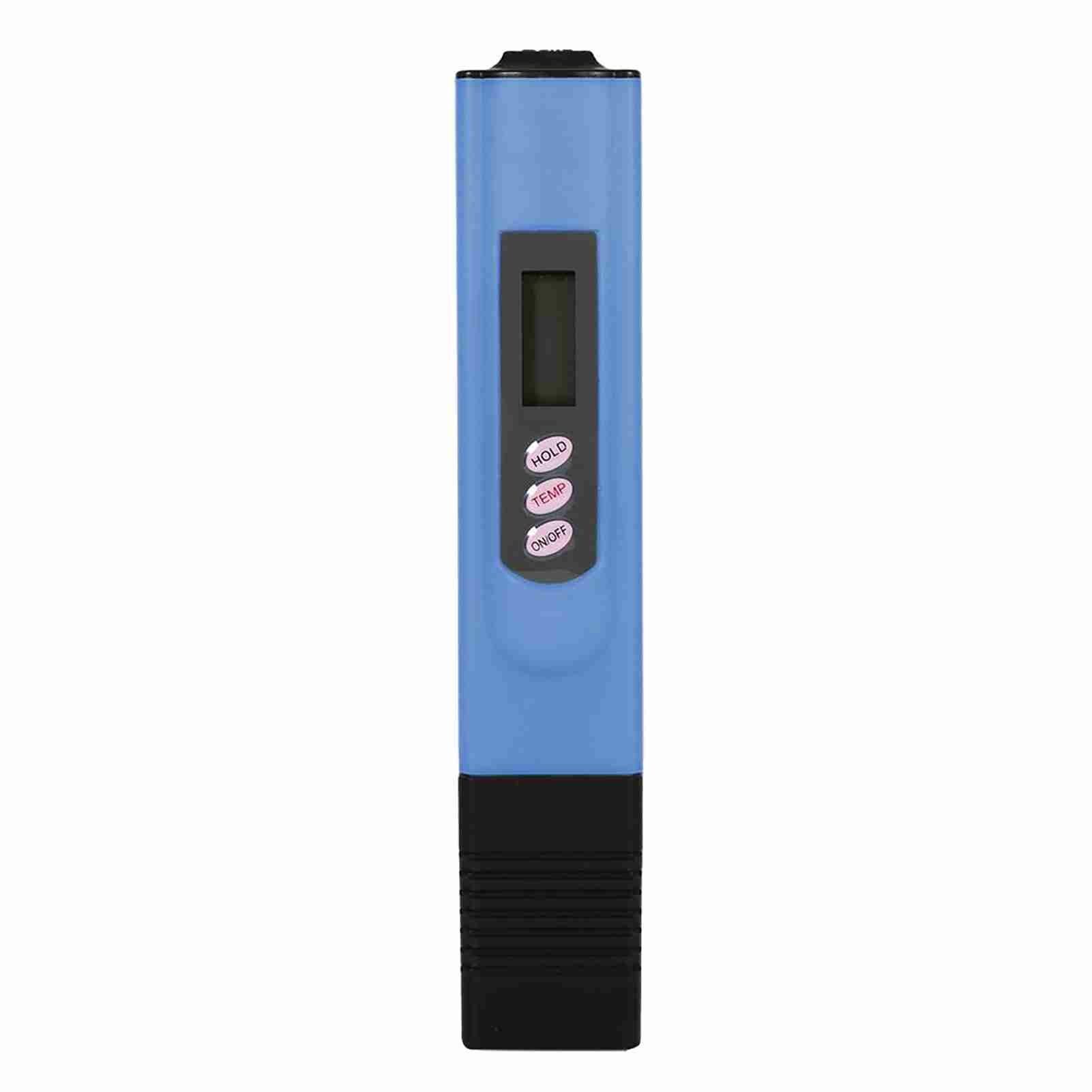 Digital LCD Water Quality Testing Pen Purity Filter TDS Meter Tester 0‑9999 PPM Temp Blue