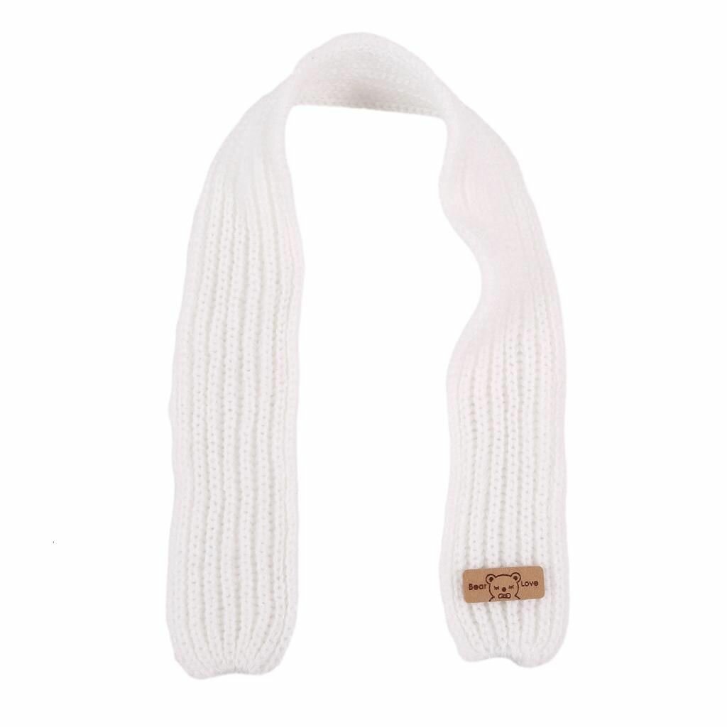 Костюм для плюшевого медведя, - белый шарф