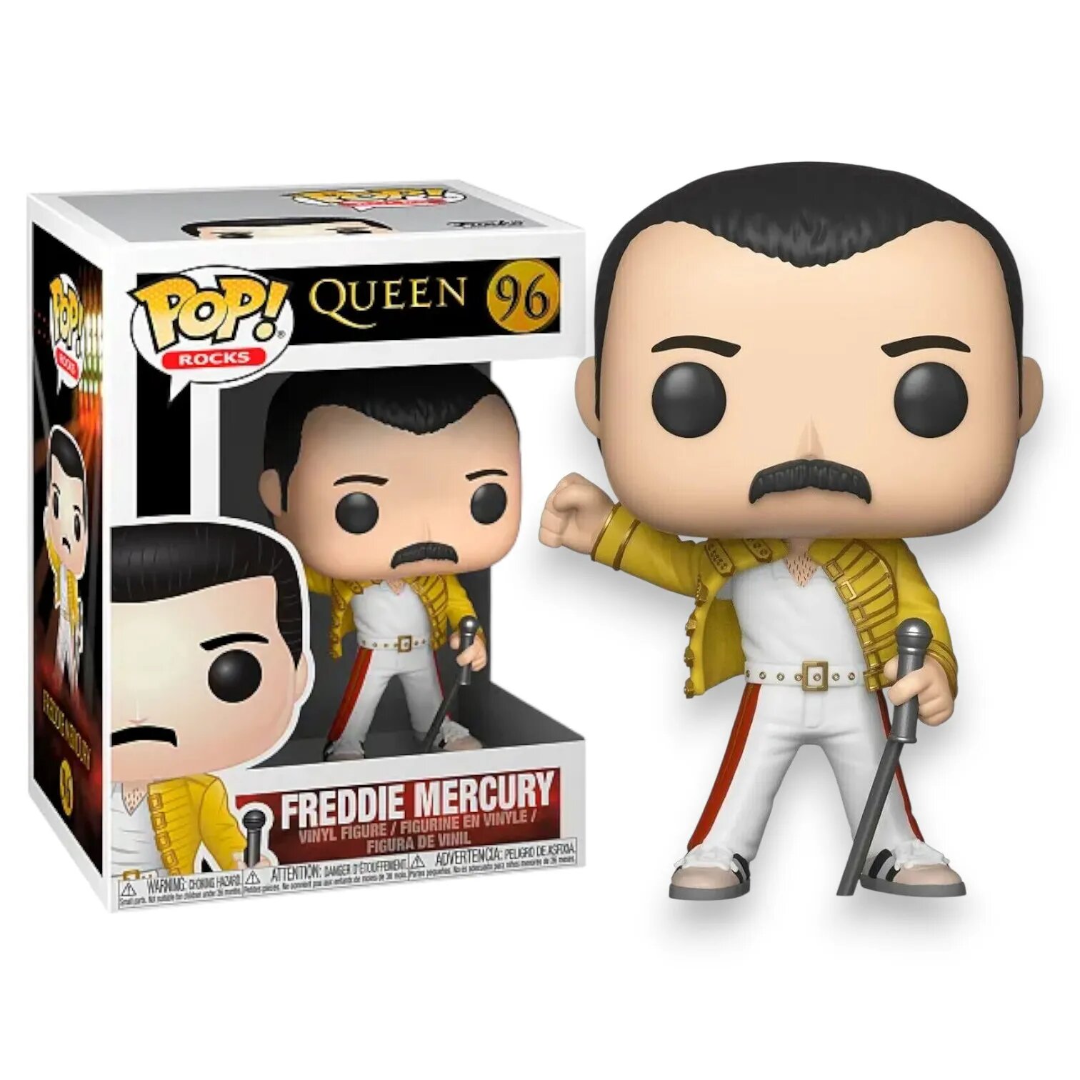 Фигурка Фредди Меркьюри выступает на "Wembley 1986" от Funko POP, коллекционная, оригинал