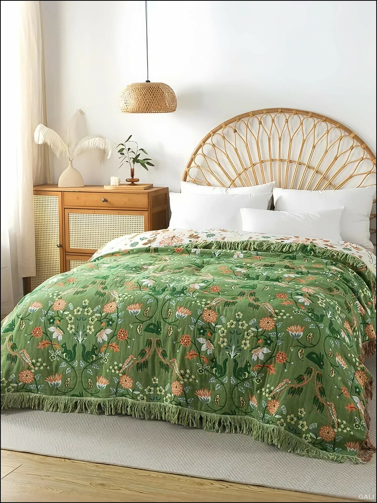 Плед Элегантная Русская Классика, хлопок, 200*230см, с наволочками