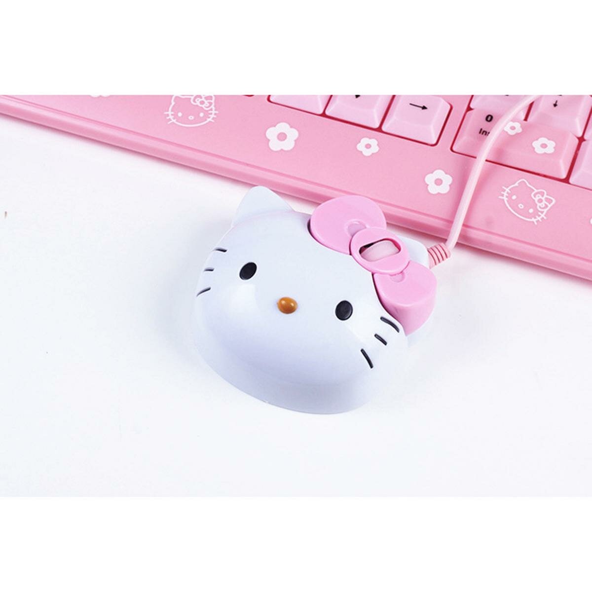 [Good LIFE]3D мультяшная проводная мышь USB 2.0 Pro розовая милая игровая мышь оптическая мышь для компьютера ПК дети де