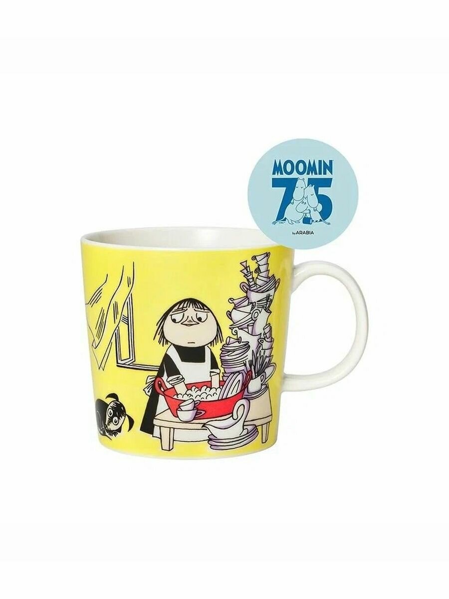 Кружка Arabia Moomin Hattivatit, 300 мл, фарфор, высота 8 см.(из Финляндии)
