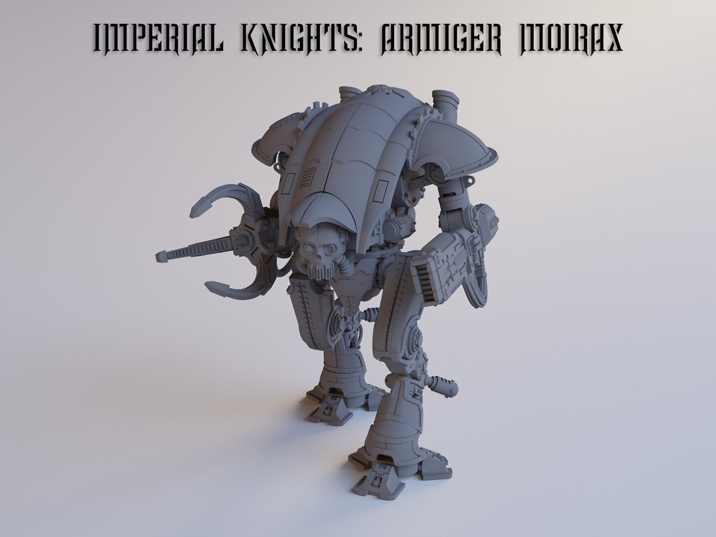 Imperial knights: Armiger Moirax/ Армигер Моиракс оруженосец Имперских рыцарей / Warhammer 40000 (Вархаммер 40000)