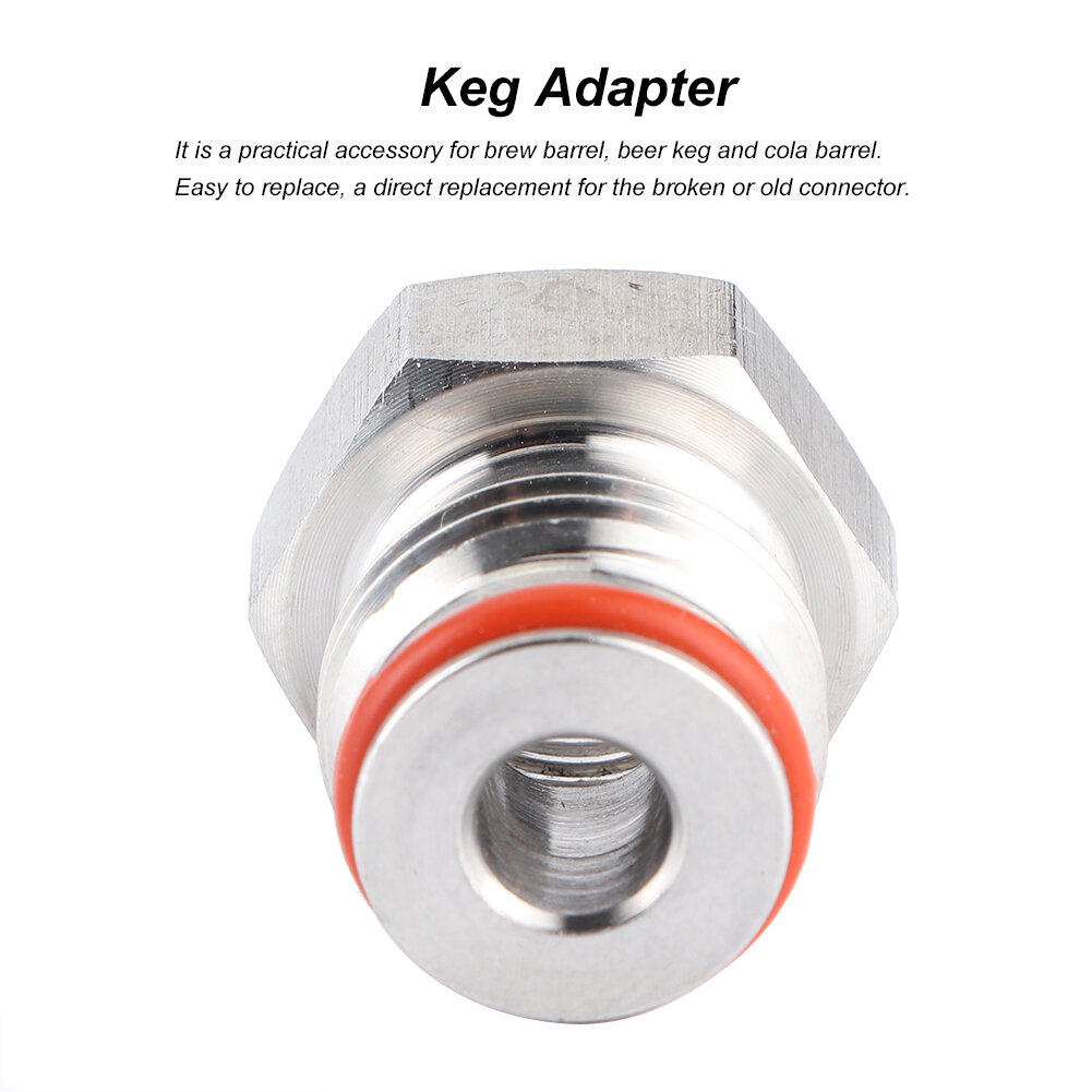 1/4 дюйма FFL x 19/32 дюйма-18 UNF Разъем-адаптер для деталей бочонков для домашнего пива Оборудование для бочонков